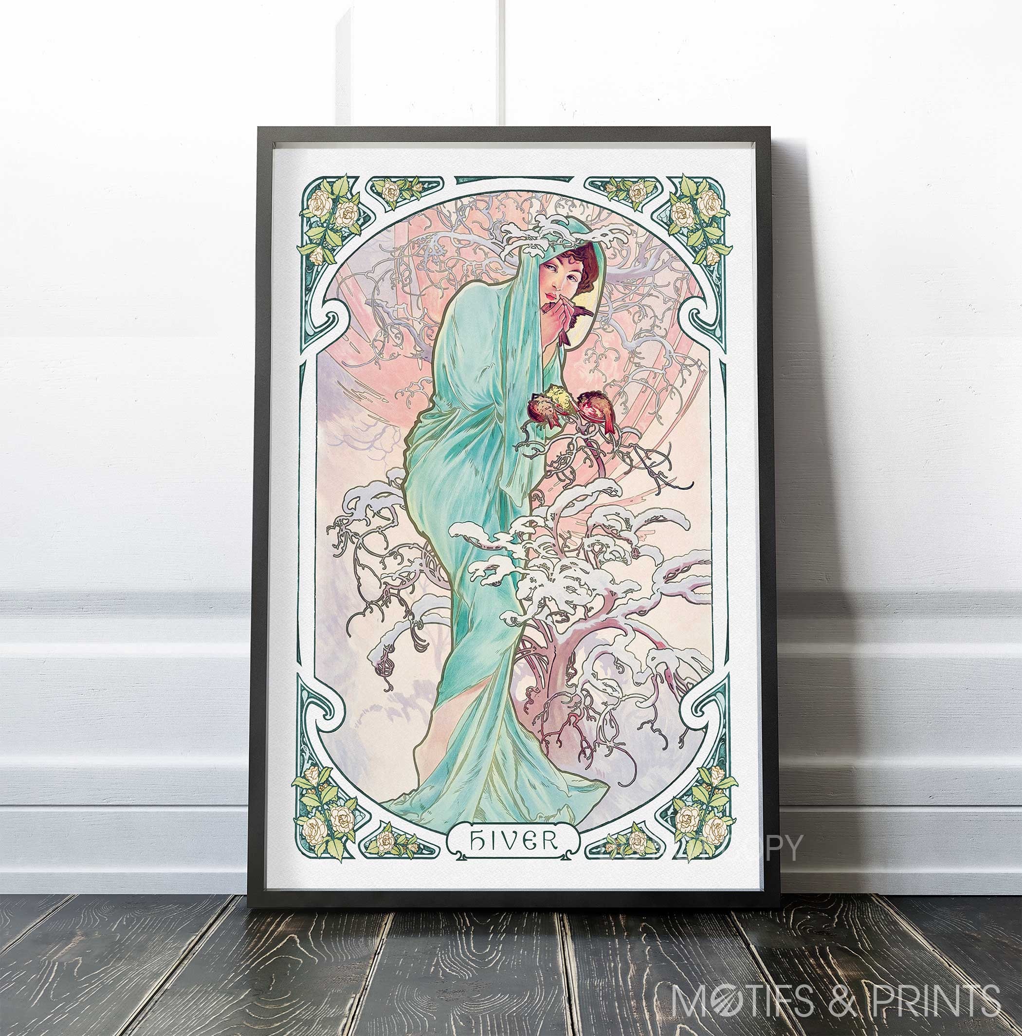 Alphonse Mucha Winter