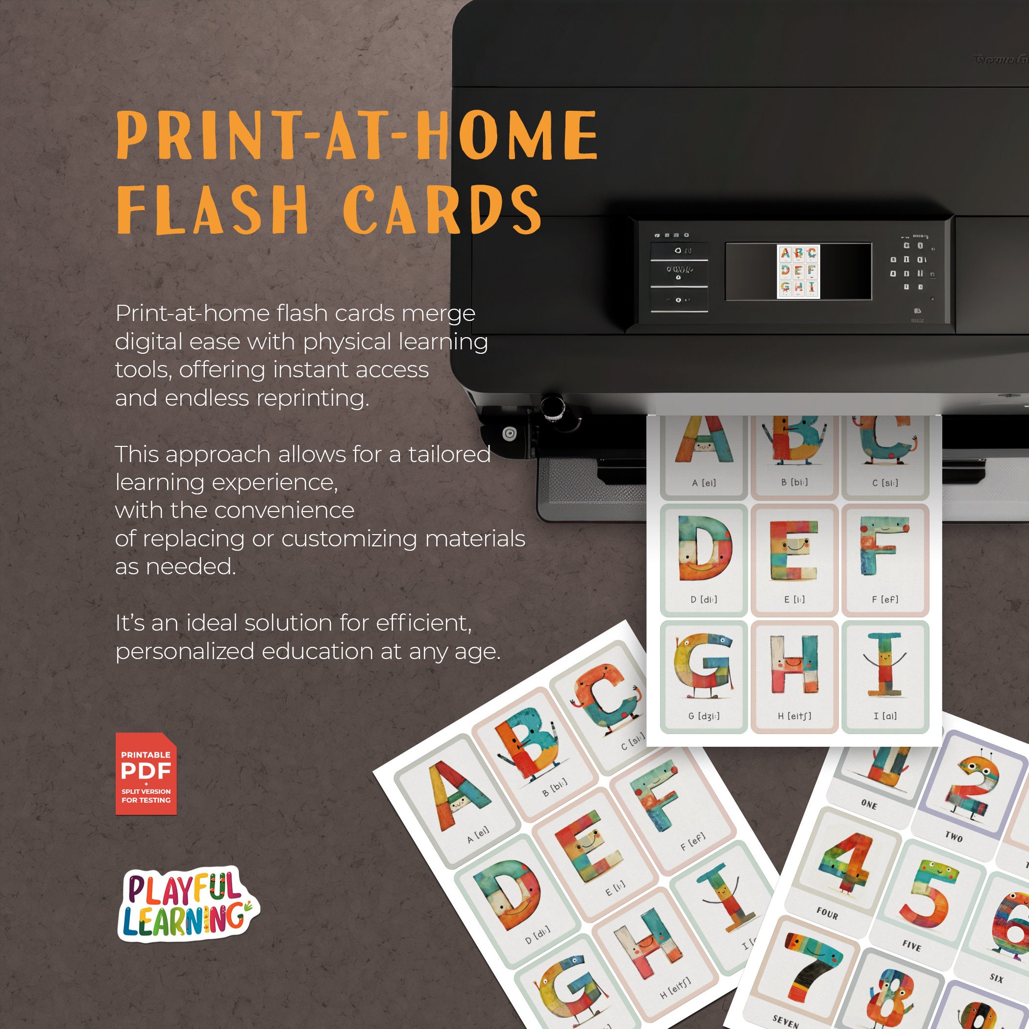 Almost Free Educational Basics Montessori Flash Cards for Kids Learning ...