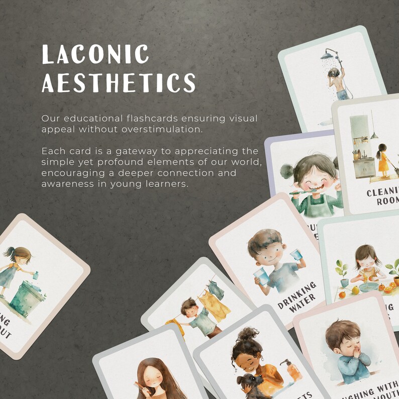 Montessori Hygiene Basics Cards - Fun and Educational Flashcards for ...