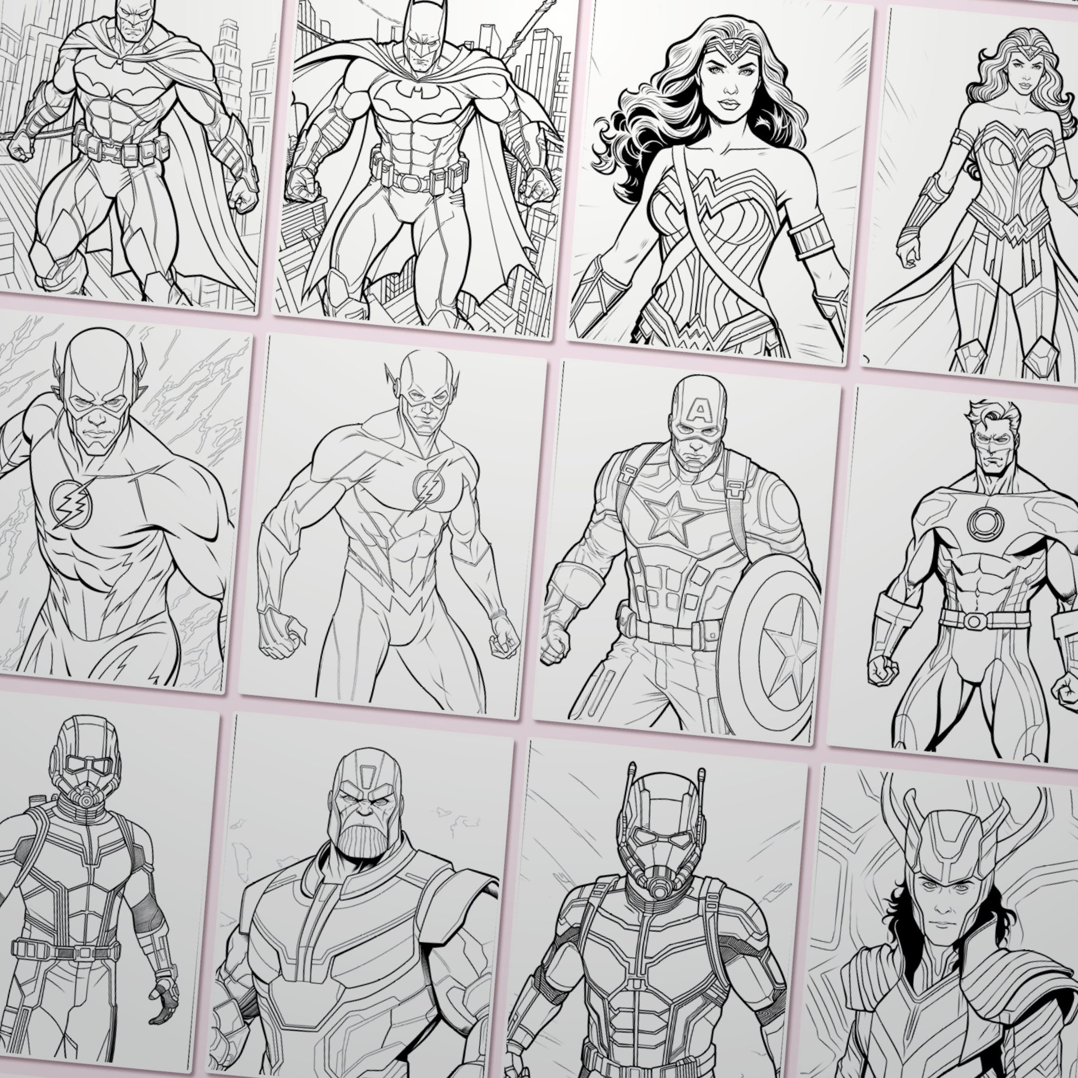 Cartoonic Coloring Pages Bundle Creative and Printable Art for Kids ...