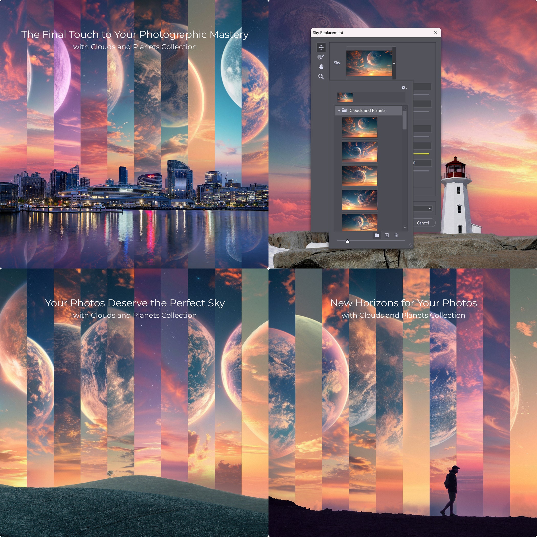 Fantasy Sky Replacement Bundle - High-resolution Sky Overlays for ...