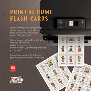 Montessori Flash Cards Primary School PDF Bundle - Printable ...