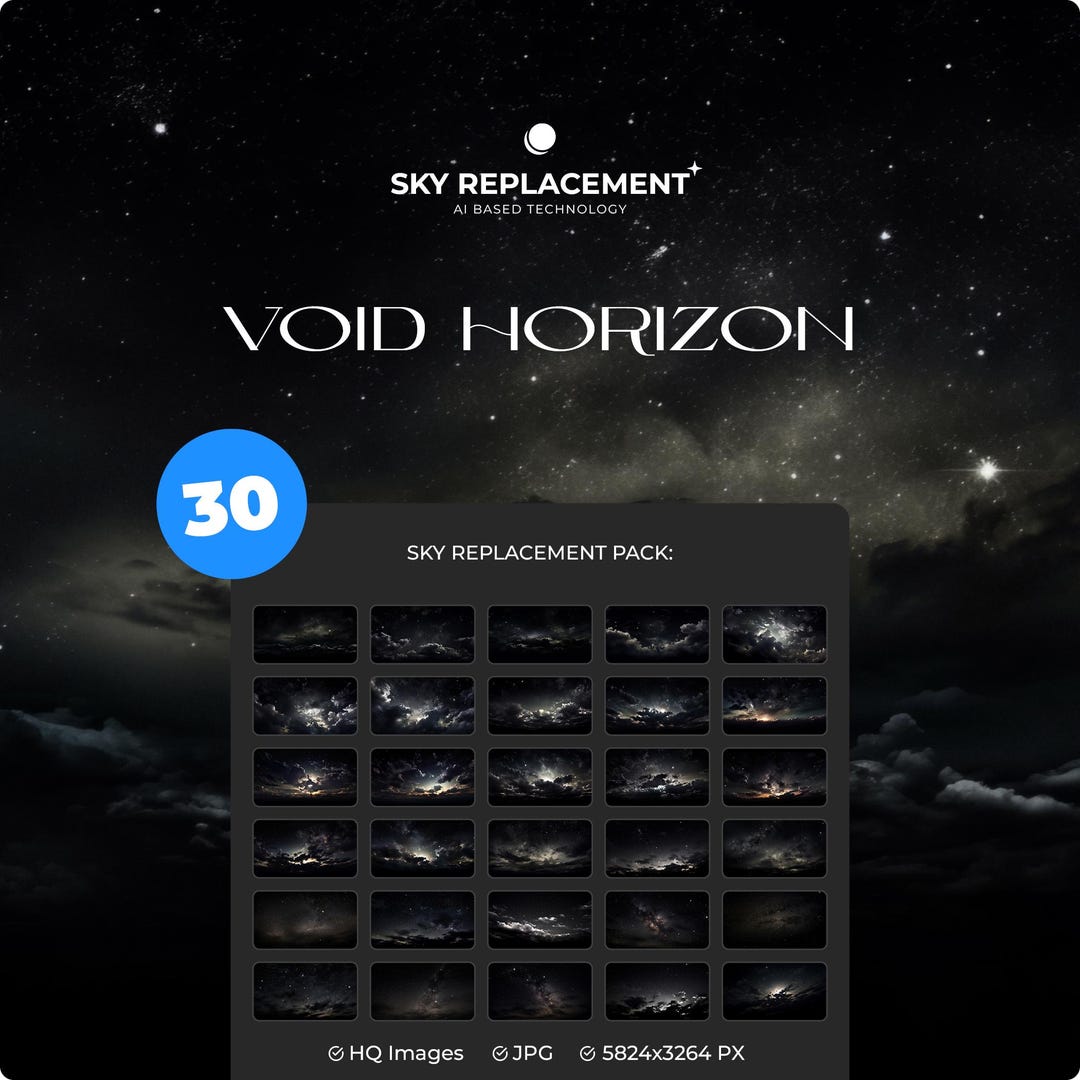 Void Horizon Sky Textures – Dark and Mysterious Sky Overlays for ...