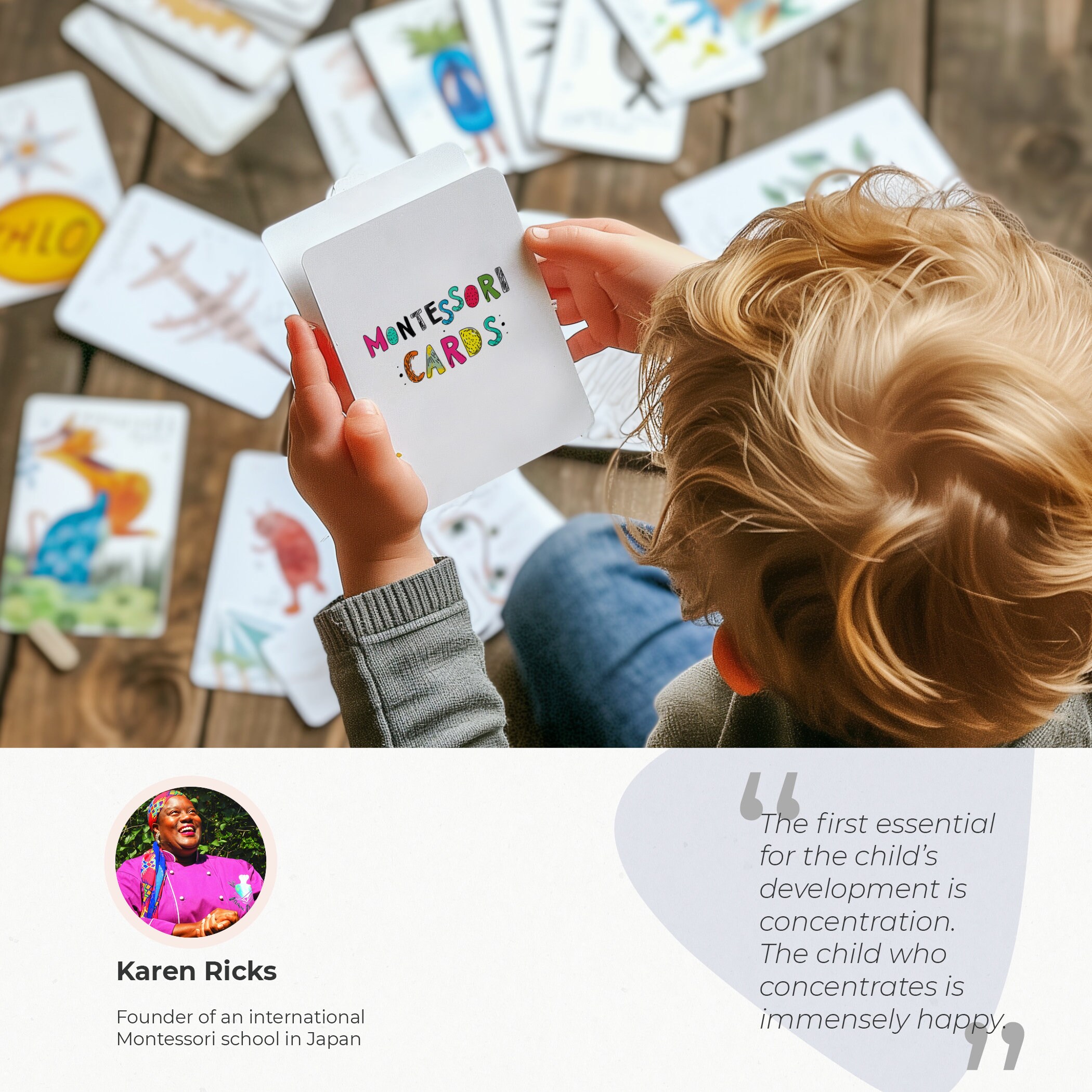 Montessori Common Occupations Flashcards Printable Educational Learning ...