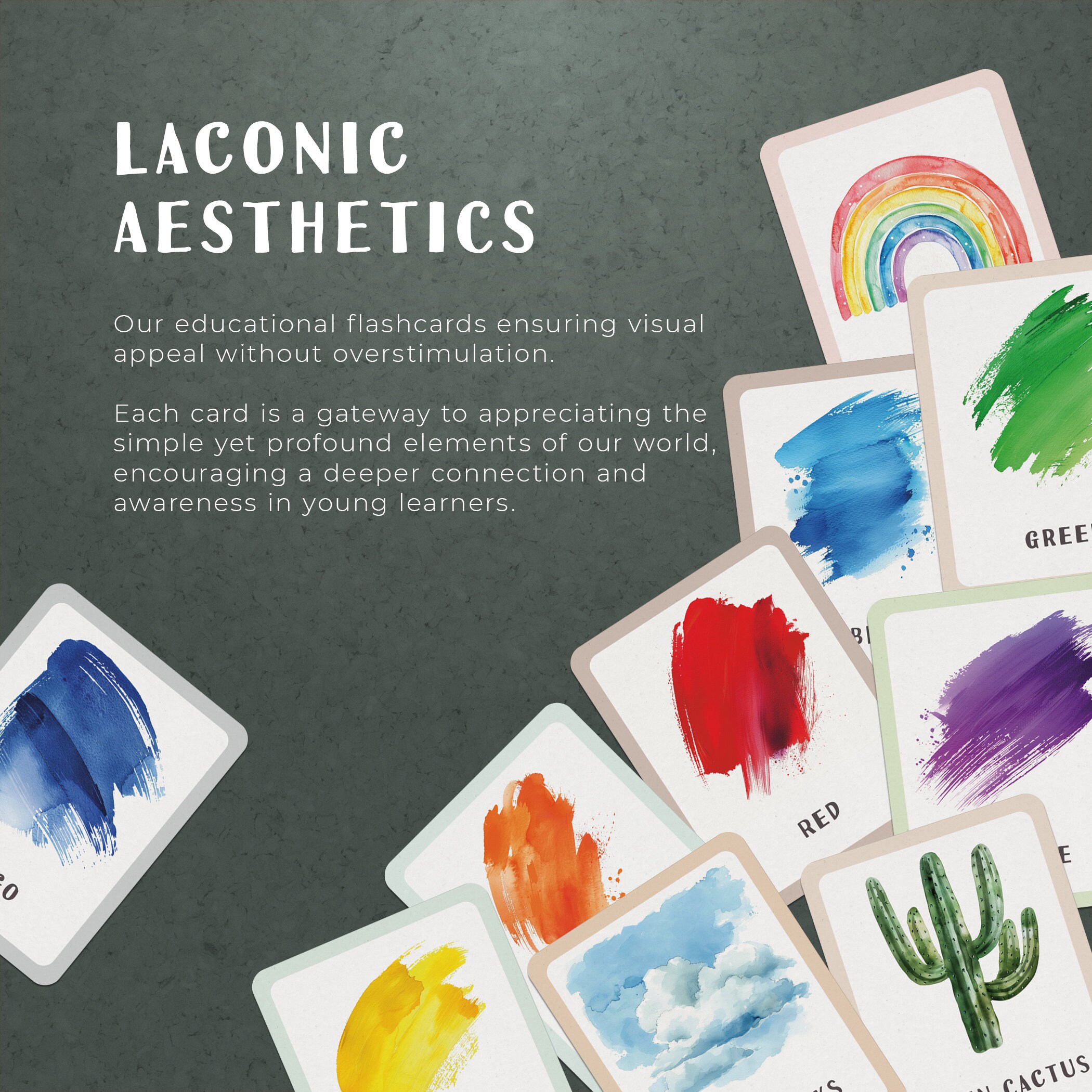 Montessori Cards: Colors of the Rainbow - Printable Flashcards for Kids ...