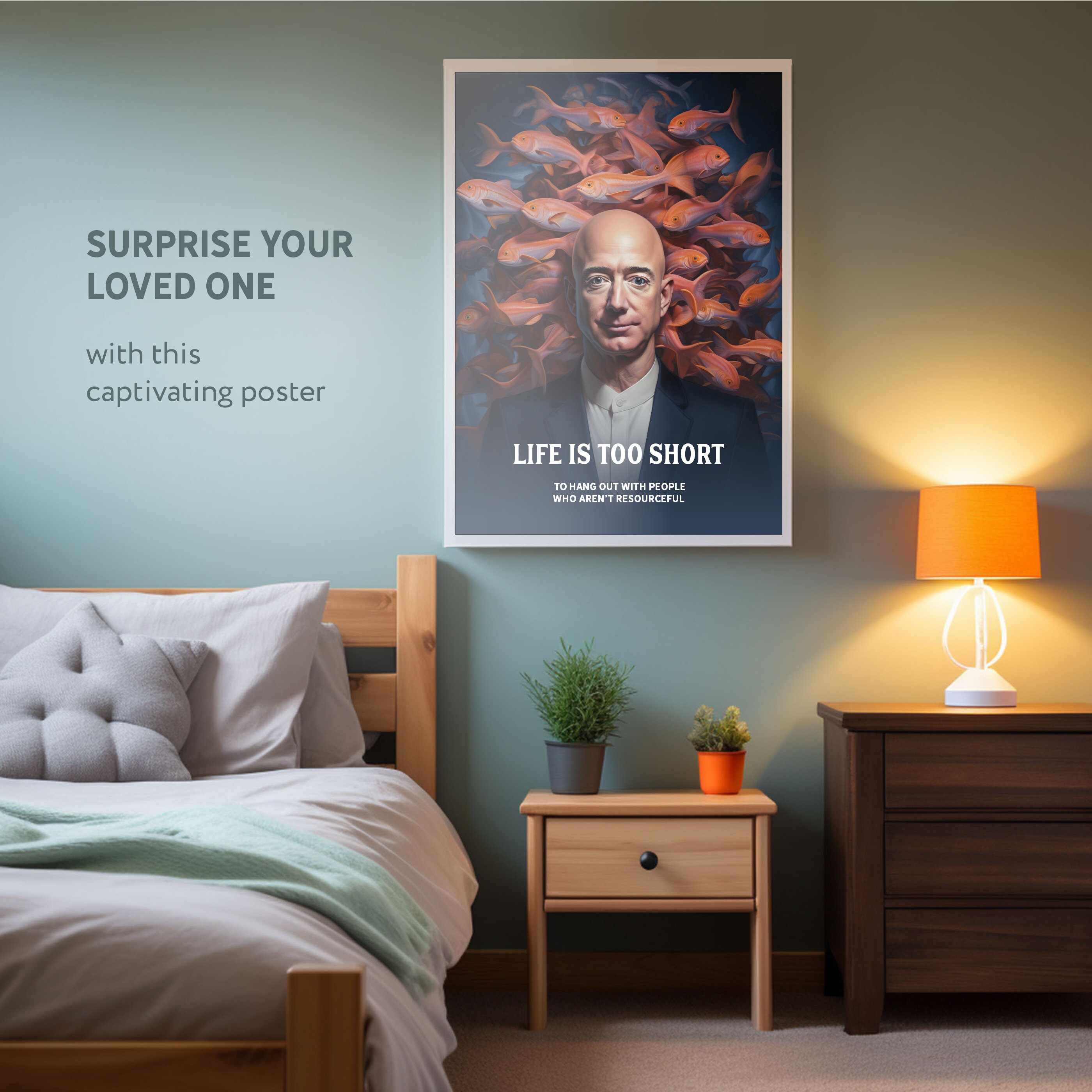 Jeff Bezos Poster Quotes Wall Art Gift to Dad Quote Prints - Etsy