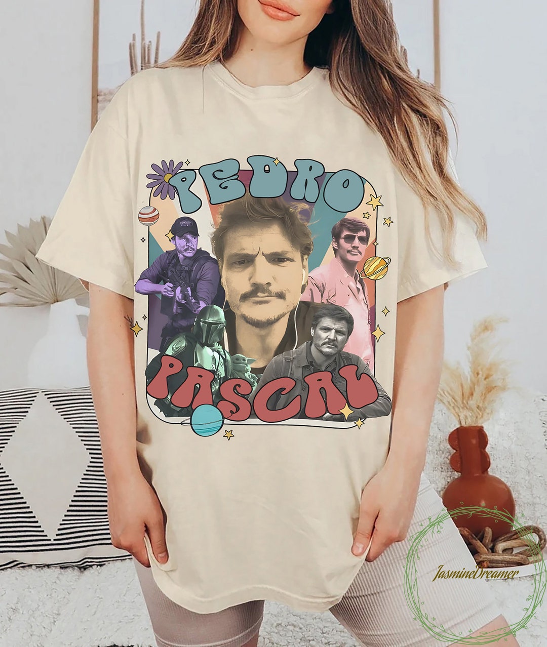 Actor Pedro Pascal T-shirt, Pedro Pascal Tshirt, Pedro Pascal Unisex ...