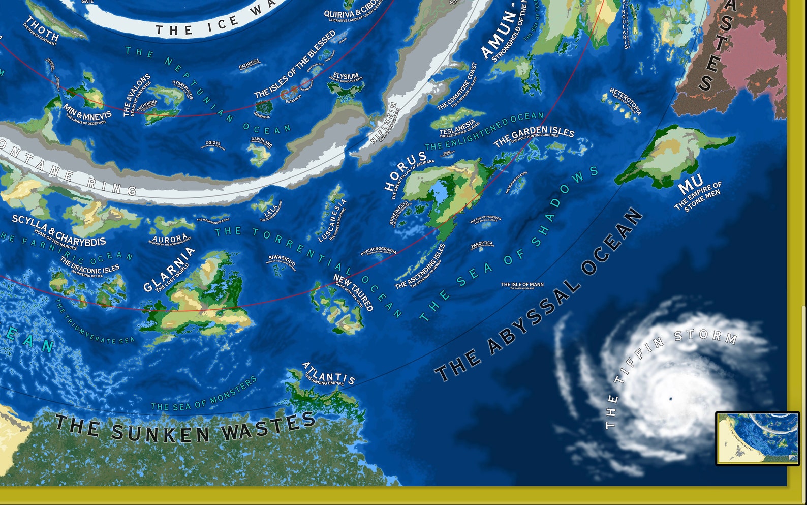 HD the World Beyond the Ice Wall Satellite Flat Earth Map - Etsy