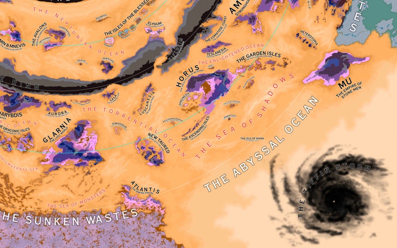 HD the World Beyond the Ice Wall Valonia Amethyst Edition Flat Earth ...