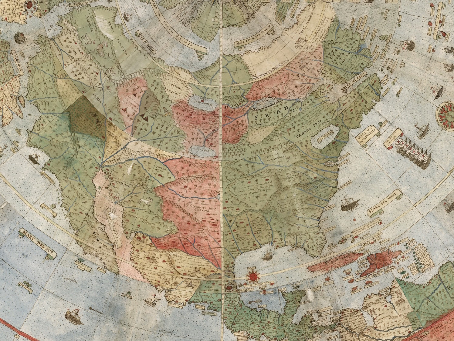 HD Urbano Monte World Map 1587 Flat Earth Map - Museum Quality - Etsy