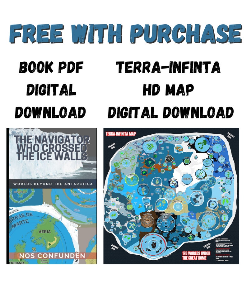 Terra-infinita Flat Earth Extra Territory HD Premium - Etsy