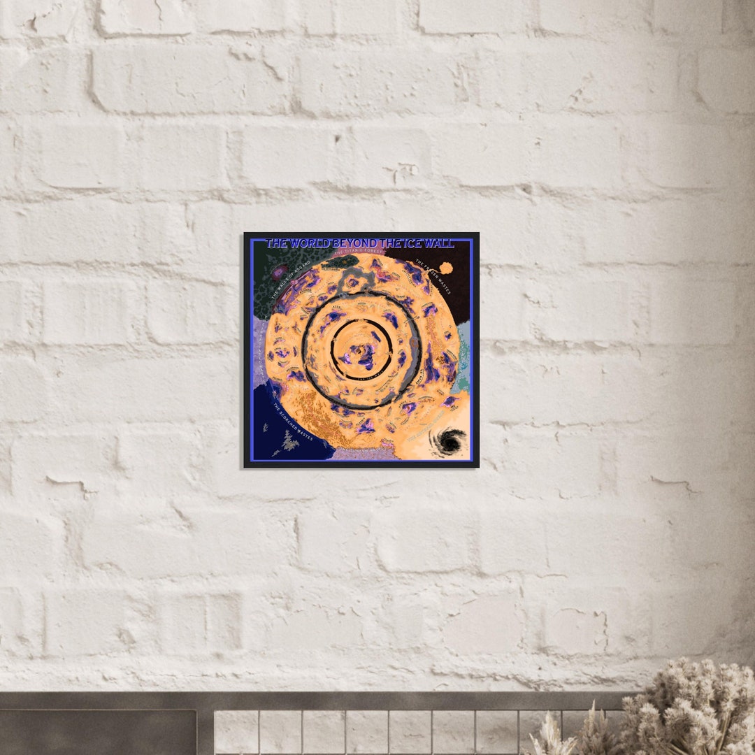 HD the World Beyond the Ice Wall Valonia Amethyst Edition | Flat Earth ...