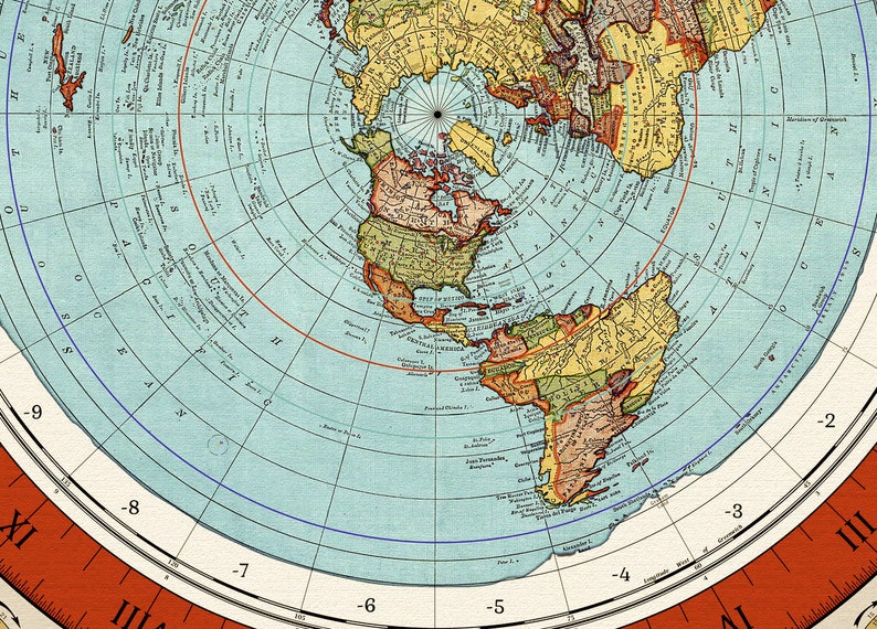 Nuevo mapa estándar del mundo de Gleason 2023 Remaster Mapa - Etsy México