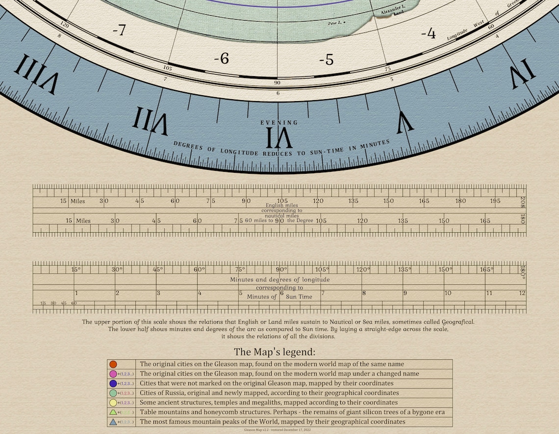 Gleason's New Standard Map of the World 2025 Remastered - Flat Earth ...
