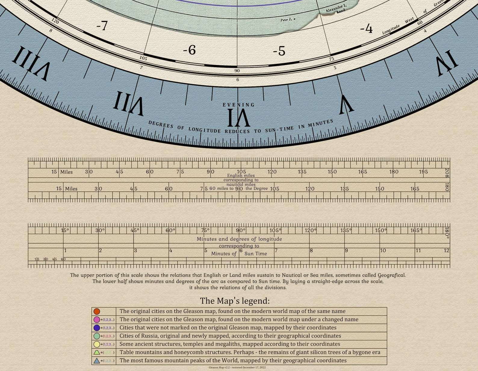 Gleason's New Standard Map of the World 2023 Remaster - Etsy