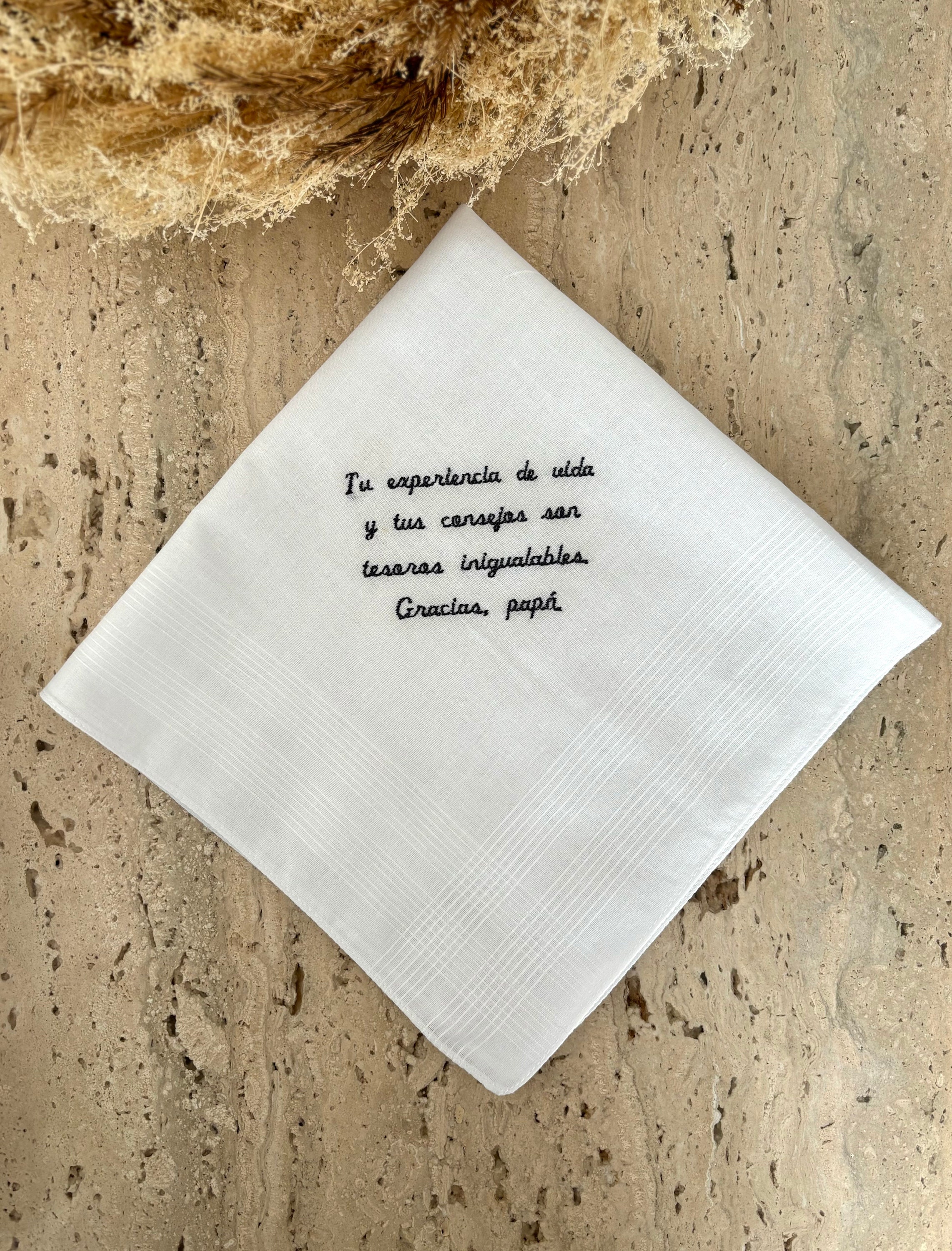 Pañuelo bordado. Pañuelo bordado de boda. Regalo para padre, padrino. Pañuelos bordados. - Etsy ...