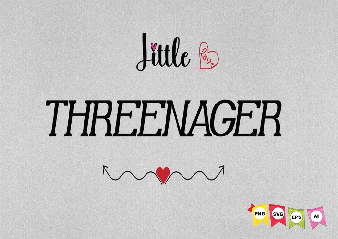 Little Miss Threenager Svg 3rd Princess Birthday Girl - Etsy