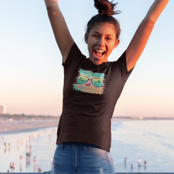 Less Teaching More Beaching - Etsy