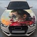 Wolf Car Hood Wrap Full Color Vinyl Decal Predator Sticker 3 - Etsy
