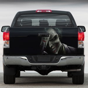 Joker Tailgate Vinyl Wrap Full Color Graphics Decal Villain Trunk ...