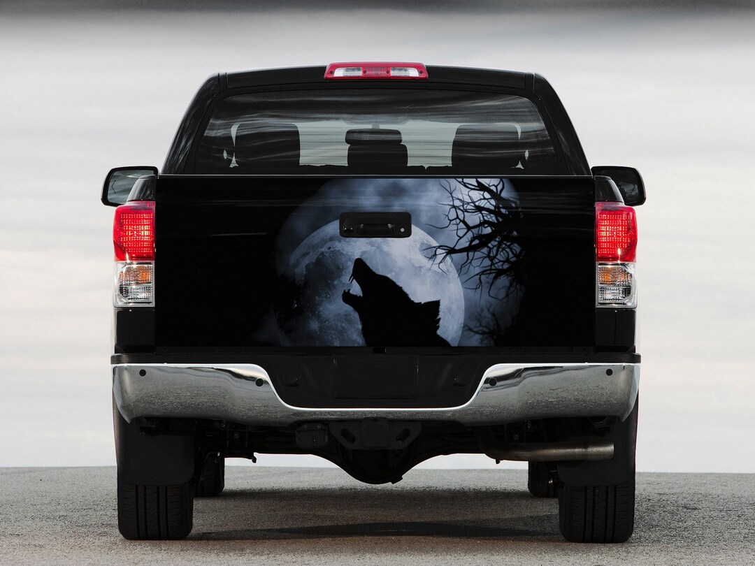 Tailgate Vinyl Wrap Full Color Graphics Decal Wolf Trunk Sticker #2 - Etsy