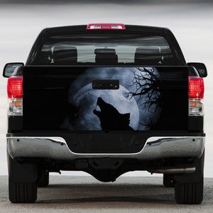 Tailgate Vinyl Wrap Full Color Graphics Decal Wolf Trunk Sticker #2 - Etsy