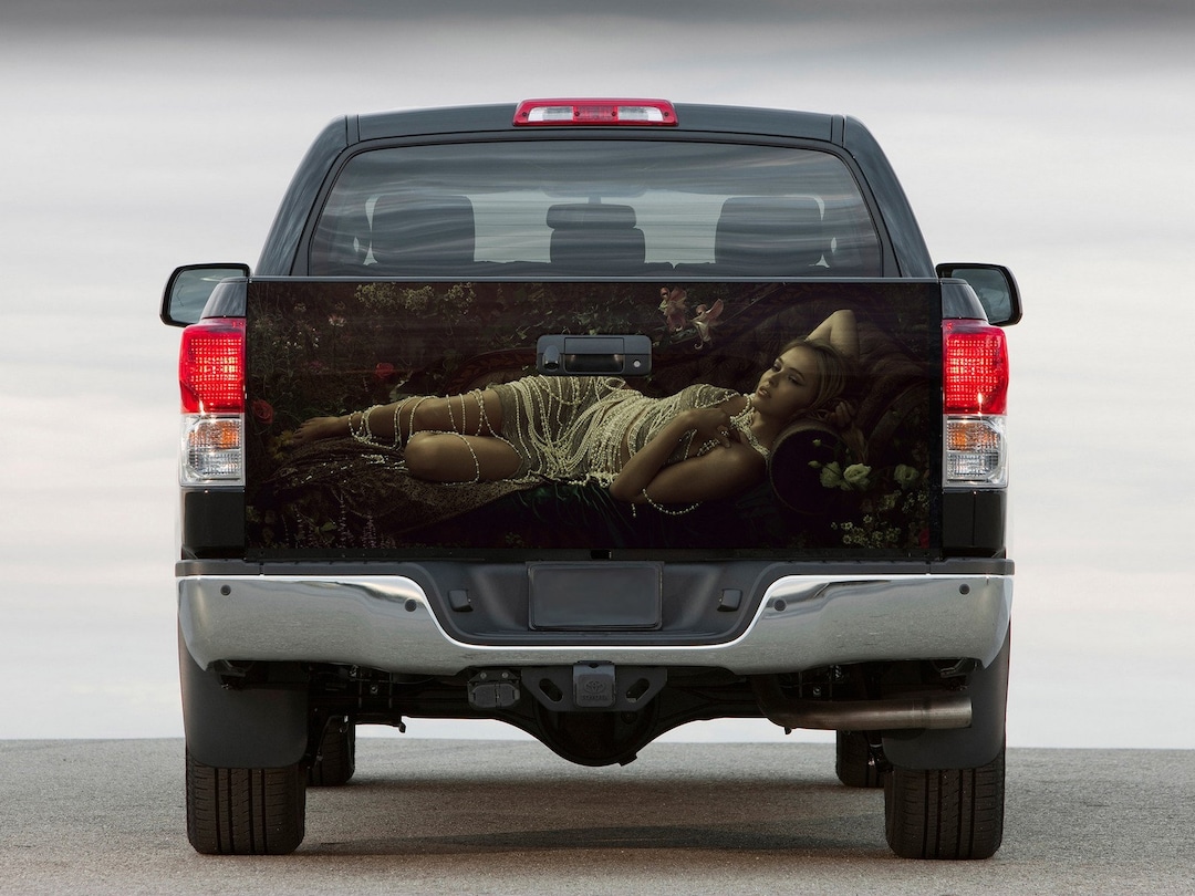 Tailgate Vinyl Wrap Full Color Graphics Decal Sexy Girl Trunk Sticker ...