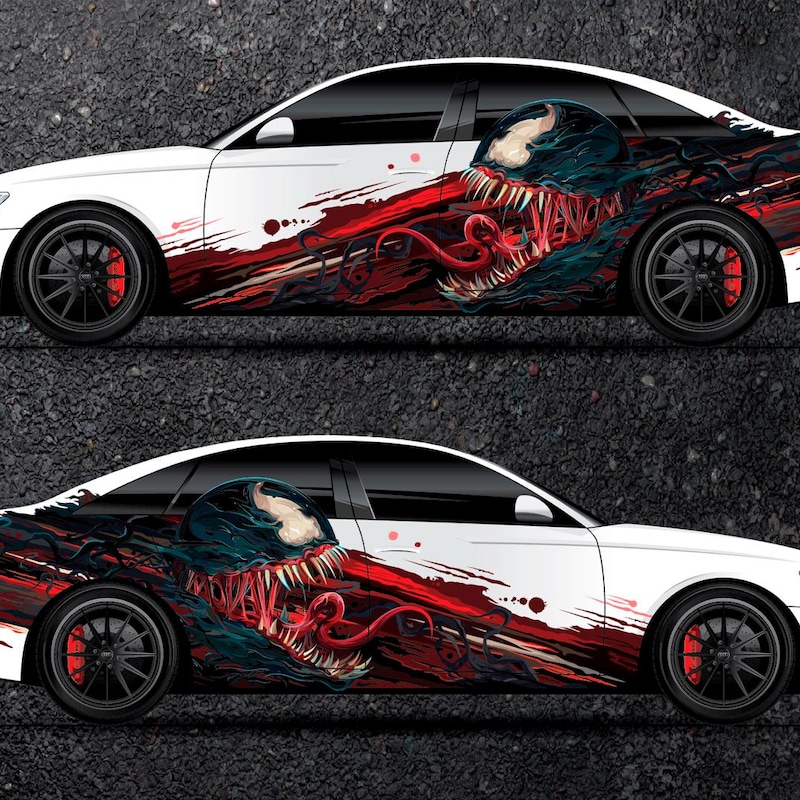 Venom Side Car Stickers - Etsy UK
