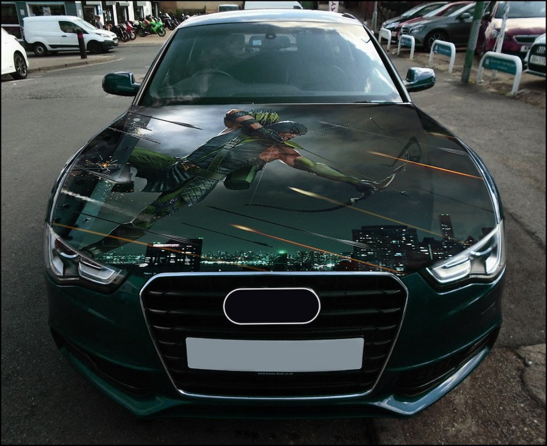Archer Car Hood Wrap Full Color Vinyl Decal Bowman Sticker - Etsy