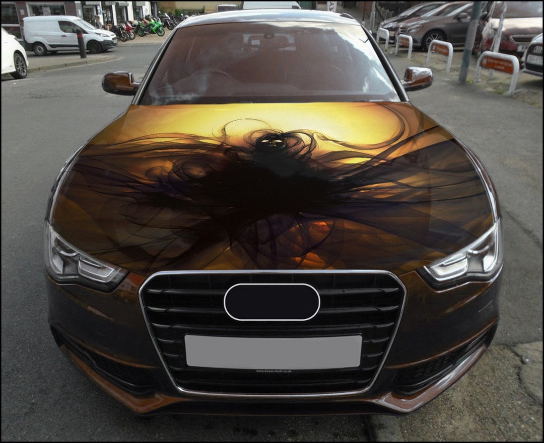 Demon Car Hood Wrap Full Color Vinyl Decal Dark Creature Sticker - Etsy