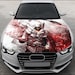Bald Eagle Car Hood Wrap Full Color Vinyl Decal Predatory Bird Sticker ...