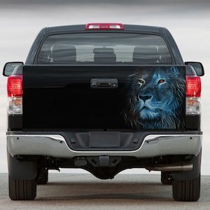 Tailgate Vinyl Wrap Full Color Graphics Decal Lion Trunk Sticker - Etsy