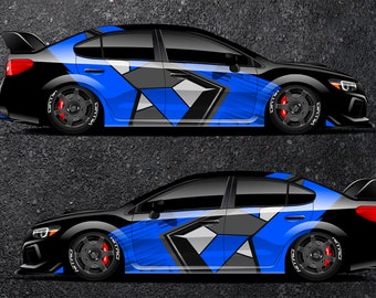 Lightning Car Side Wrap Full Color Graphics Vinyl Livery - Etsy