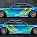 Waves Car Side Wrap, Full Color Vinyl Graphics, Drift Livery Decal - Etsy