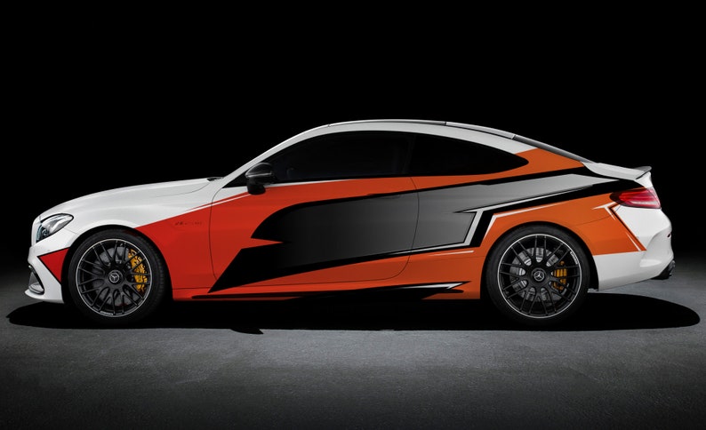 Drift Car Side Wrap Full Color Graphics Vinyl Livery Stripes - Etsy