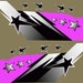 Stars & Stripes Car Side Wrap Full Color Graphics Vinyl Livery Decal ...