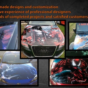 Darth Vader Car Hood Wrap Full Color Vinyl Decal Star Wars Sticker - Etsy