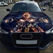 Fire Skull Car Hood Wrap Full Color Vinyl Decal Rider Sticker - Etsy