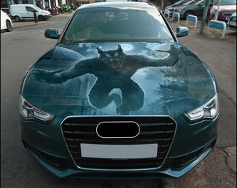 Dragon Car Hood Wrap Full Color Vinyl Decal Fantasy Sticker 4 - Etsy