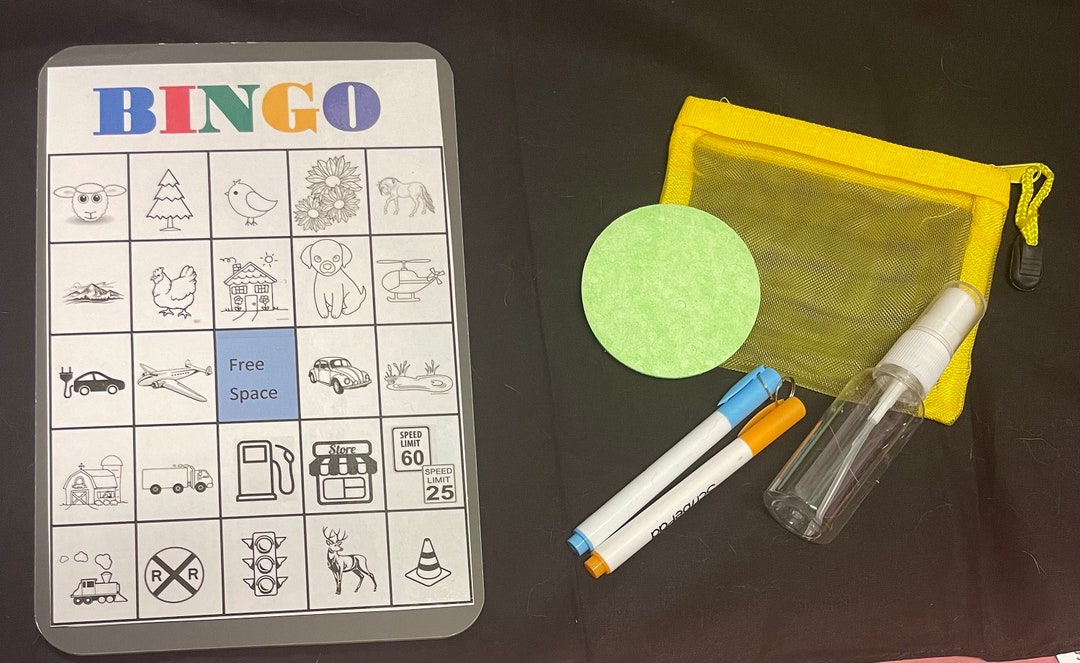 Whiteboard Travel Bingo Game - Etsy