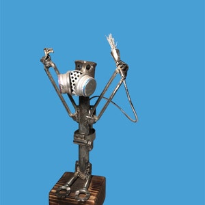 Handmade Metal Sculpture Candle Holder, Unique Art Decor, Modern ...