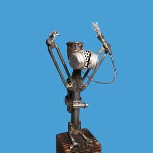 Handmade Metal Sculpture Candle Holder, Unique Art Decor, Modern ...