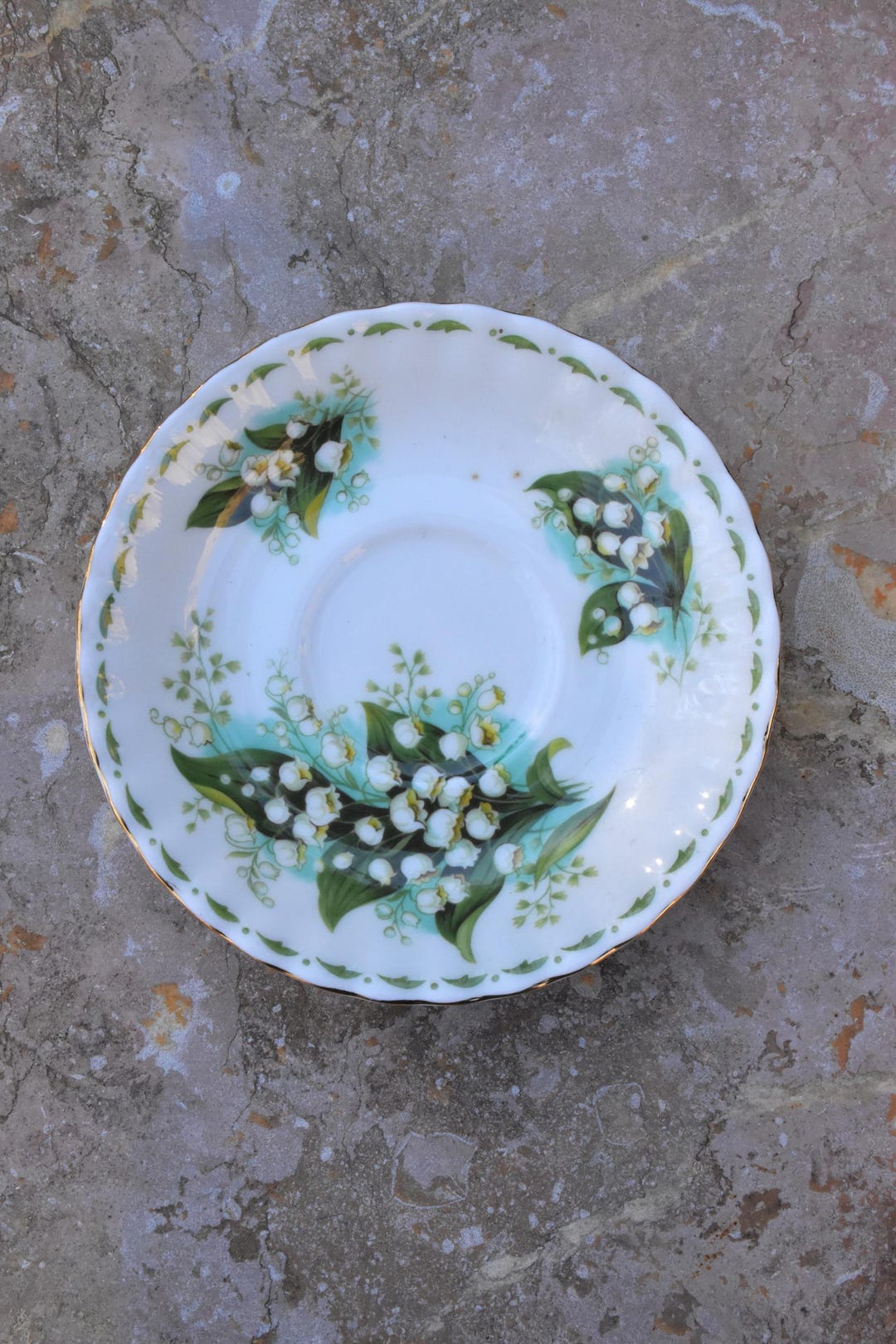 Royal Albert - Flower of the Month - Lilly of the Valley - May - Saucer ...