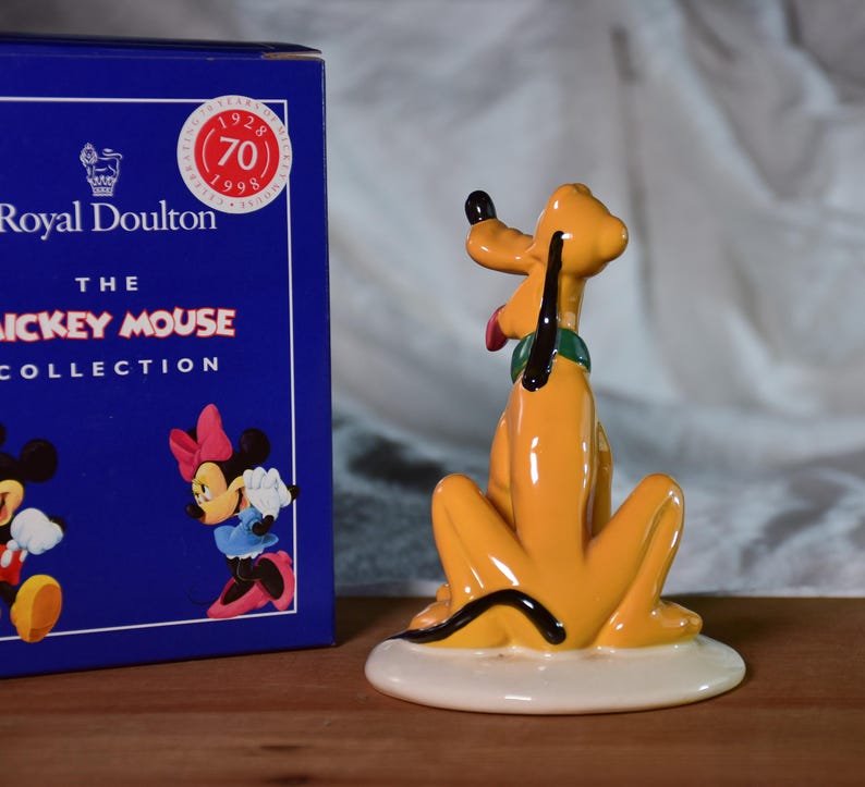 Royal Doulton the Mickey Mouse Collection - Pluto MM6 70th Anniversary ...