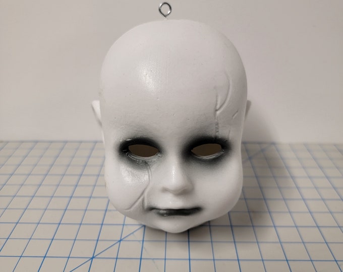 Autumn Babydoll Mask, Fullfaced Haute Couture Porcelain Mask, Creepy ...