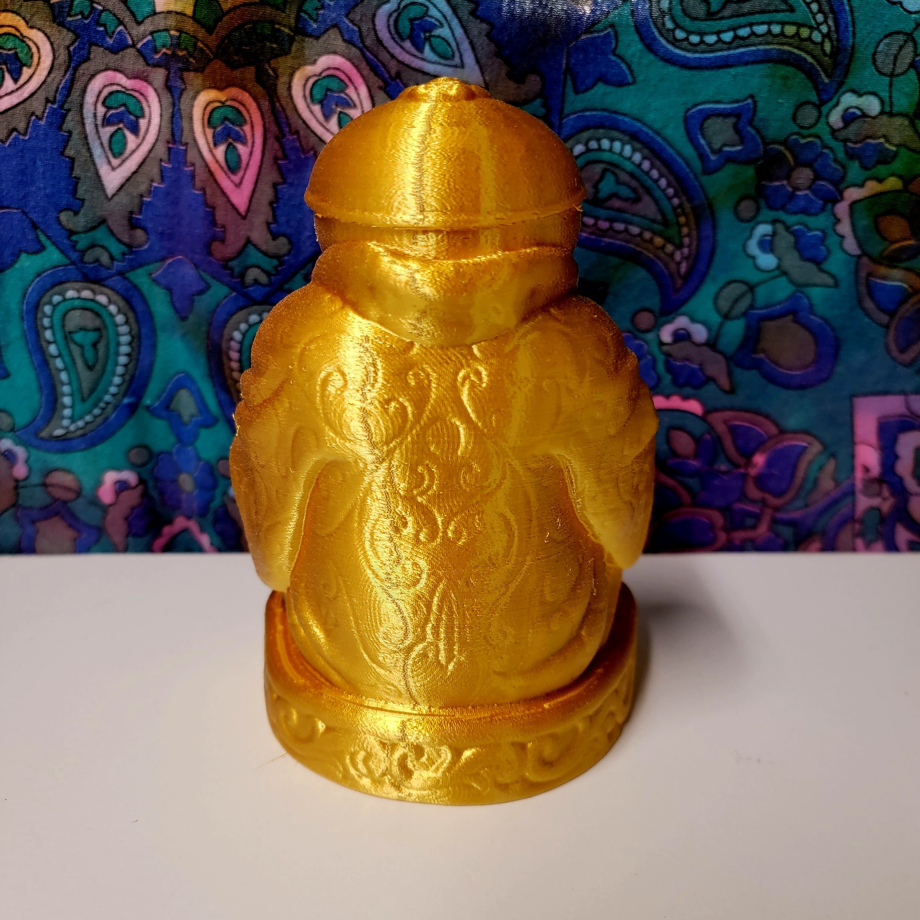 3d Printed Golden Cartman Buddha Statue - Etsy Australia