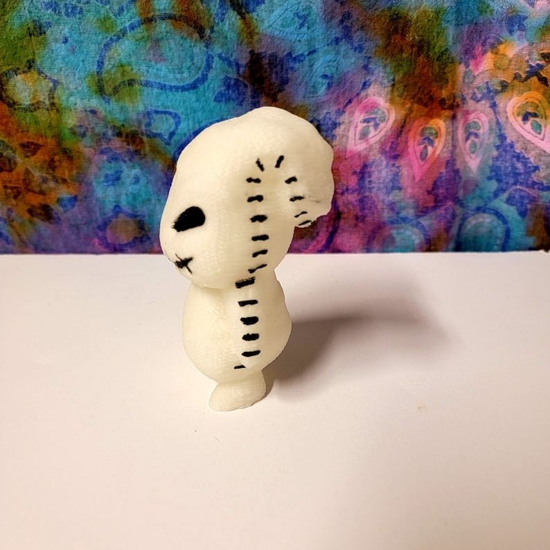 3d Printed Hand Painted Glow in the Dark Oogie Boogie Statue - Etsy