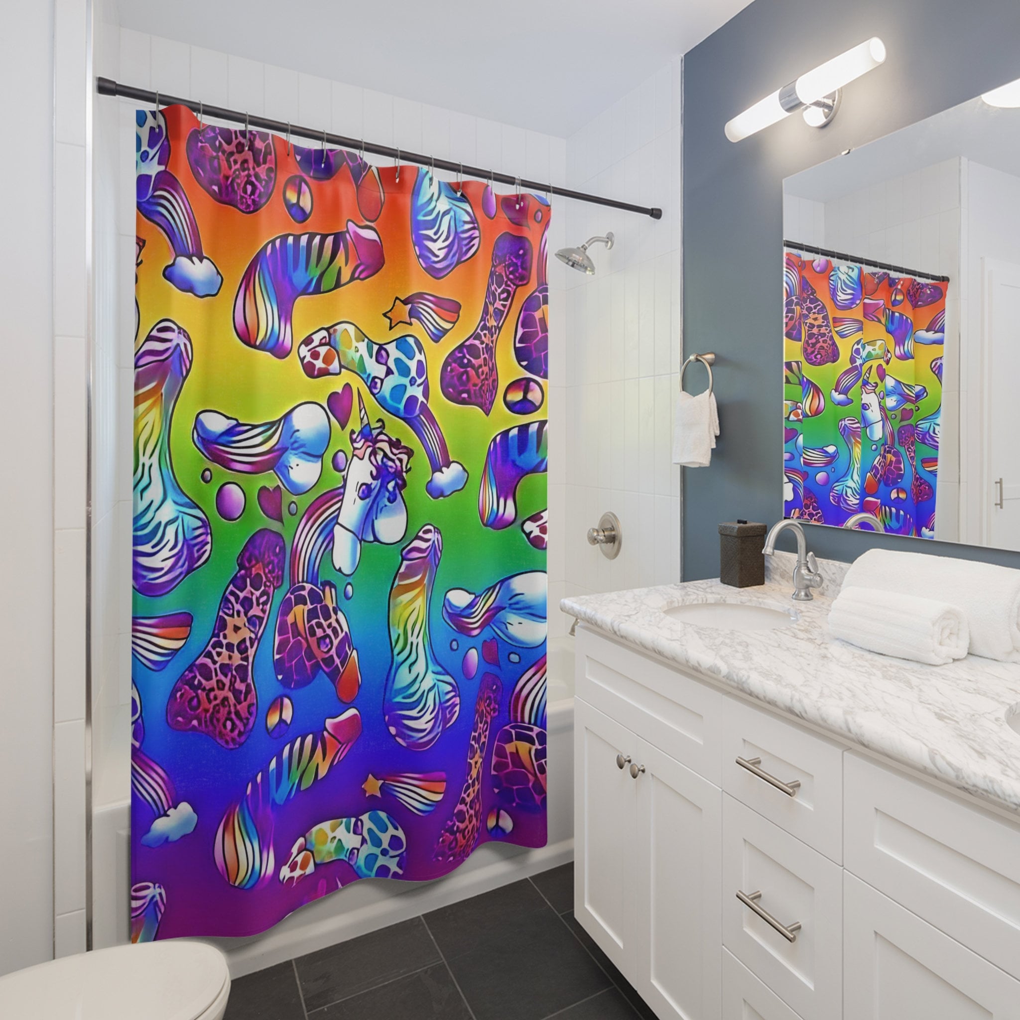 Majestic Peens Shower Curtains - Etsy