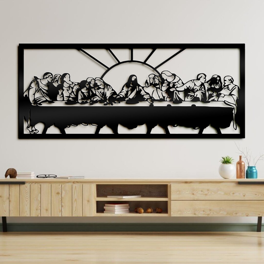 Jesus Last Supper Metal Wall Art Great Christmas T Religious Decor