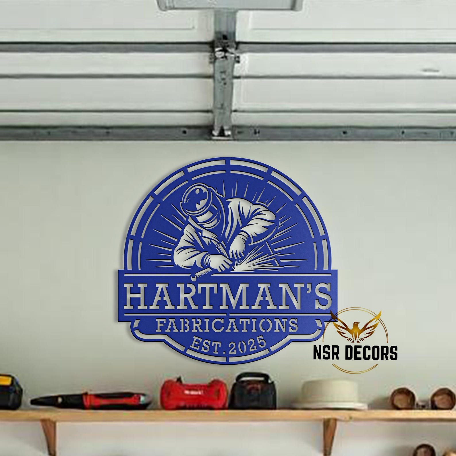 Custom Welding Metal Sign: Personalized Steel Decor - Etsy